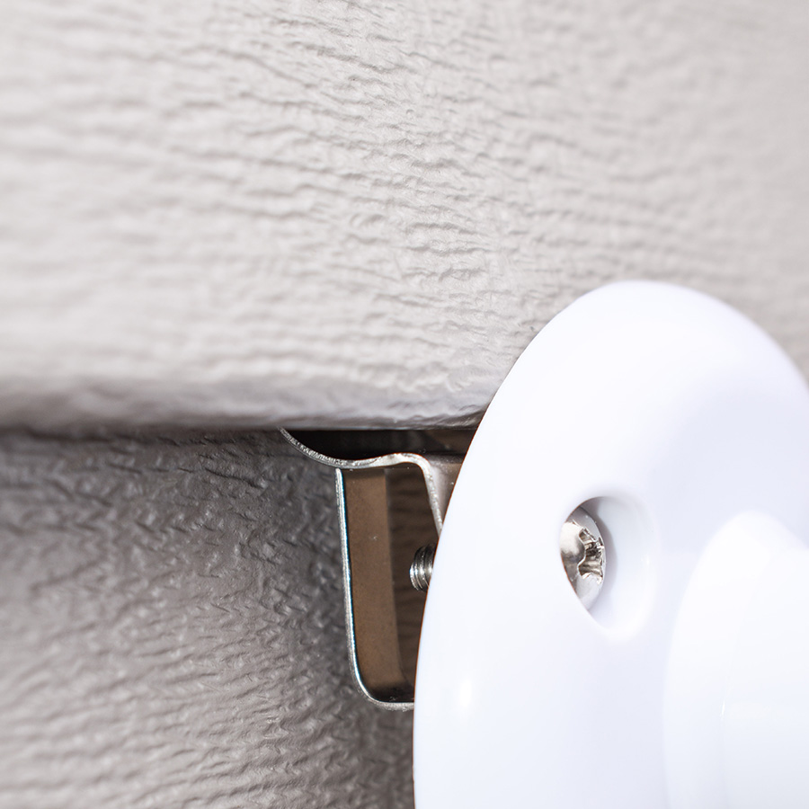 Low Profile Vinyl Siding Hook with Screw - No Hole Hook - Vinyl Siding ...